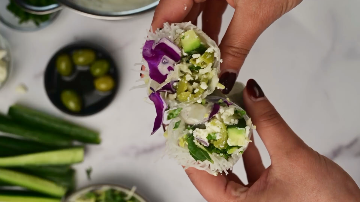 Mediterranean Spring Rolls