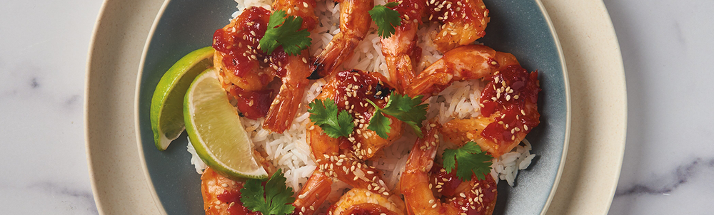 Shrimp Sautéed with Peruvian Pepper Jam