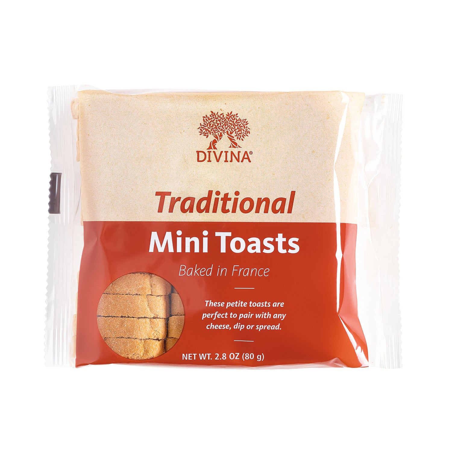 Mini Toast, Traditional | Shop Divina Food Products